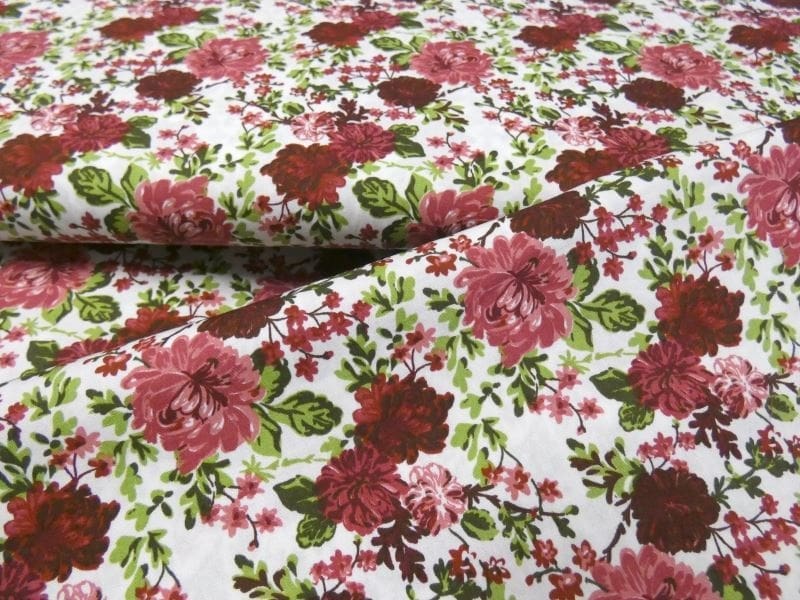 katoen korenbloem rood