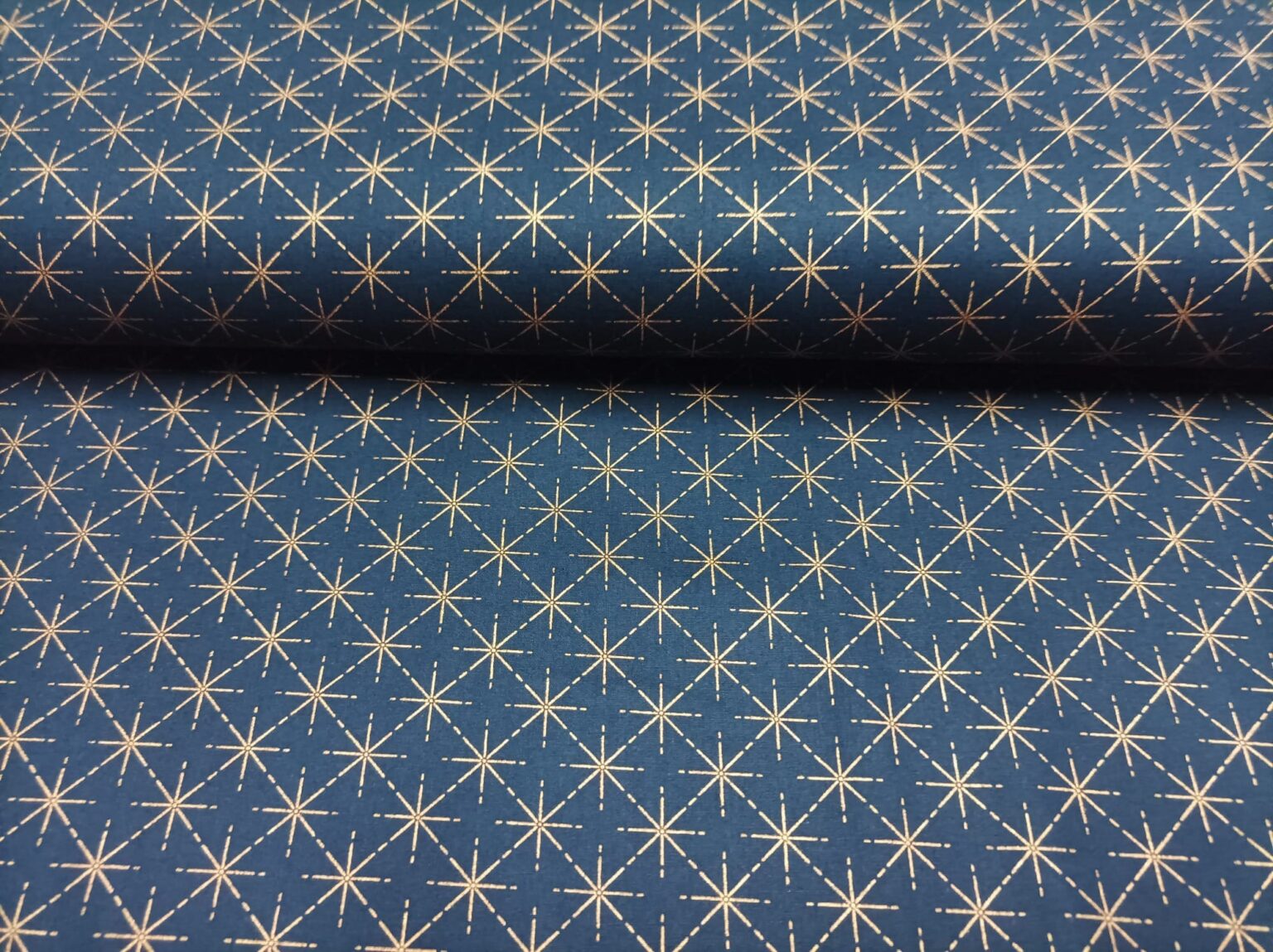 sterretje navy kerststoffen